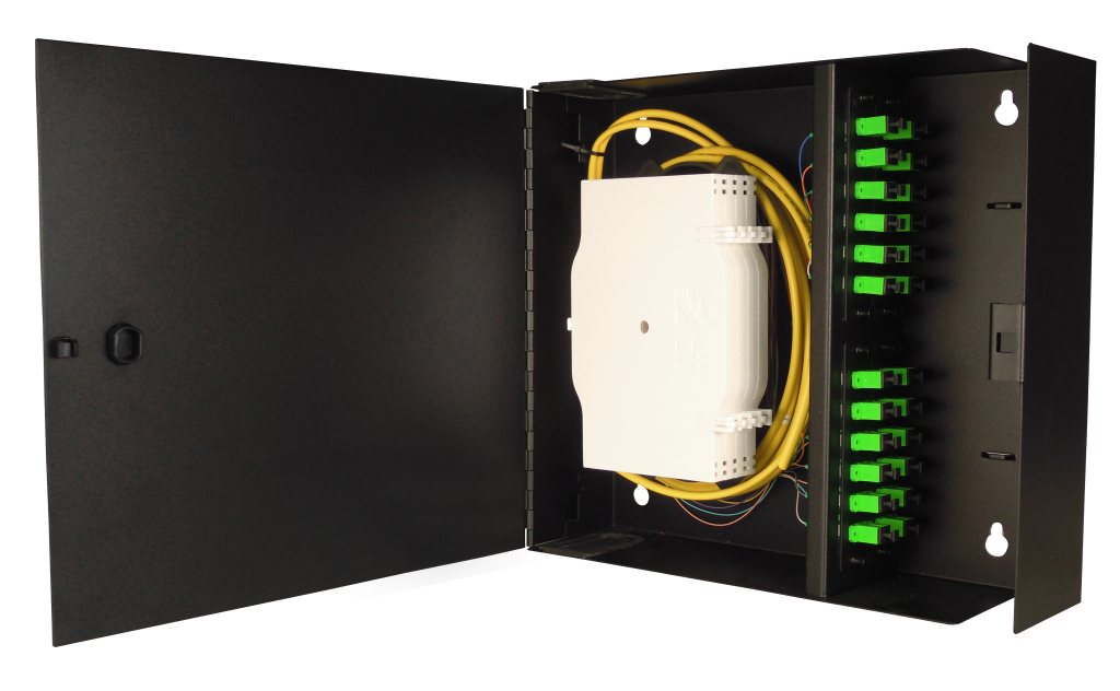 WM4PBF Wall Mount Patch & Splice Fiber Enclosure - Tii Technologies